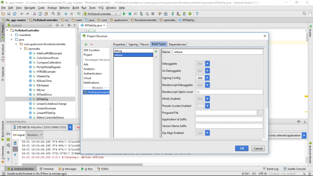 Setting Up Android Studio for First Tech Challenge – Innov8rz