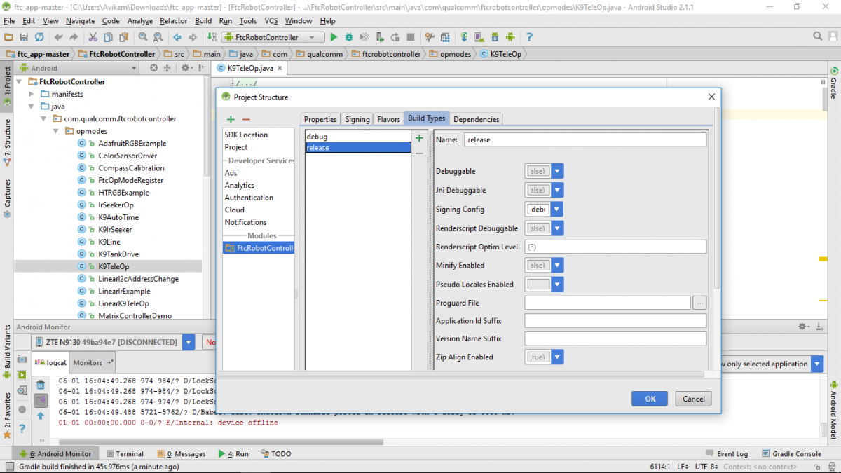Setting Up Android Studio for First Tech Challenge – Innov8rz