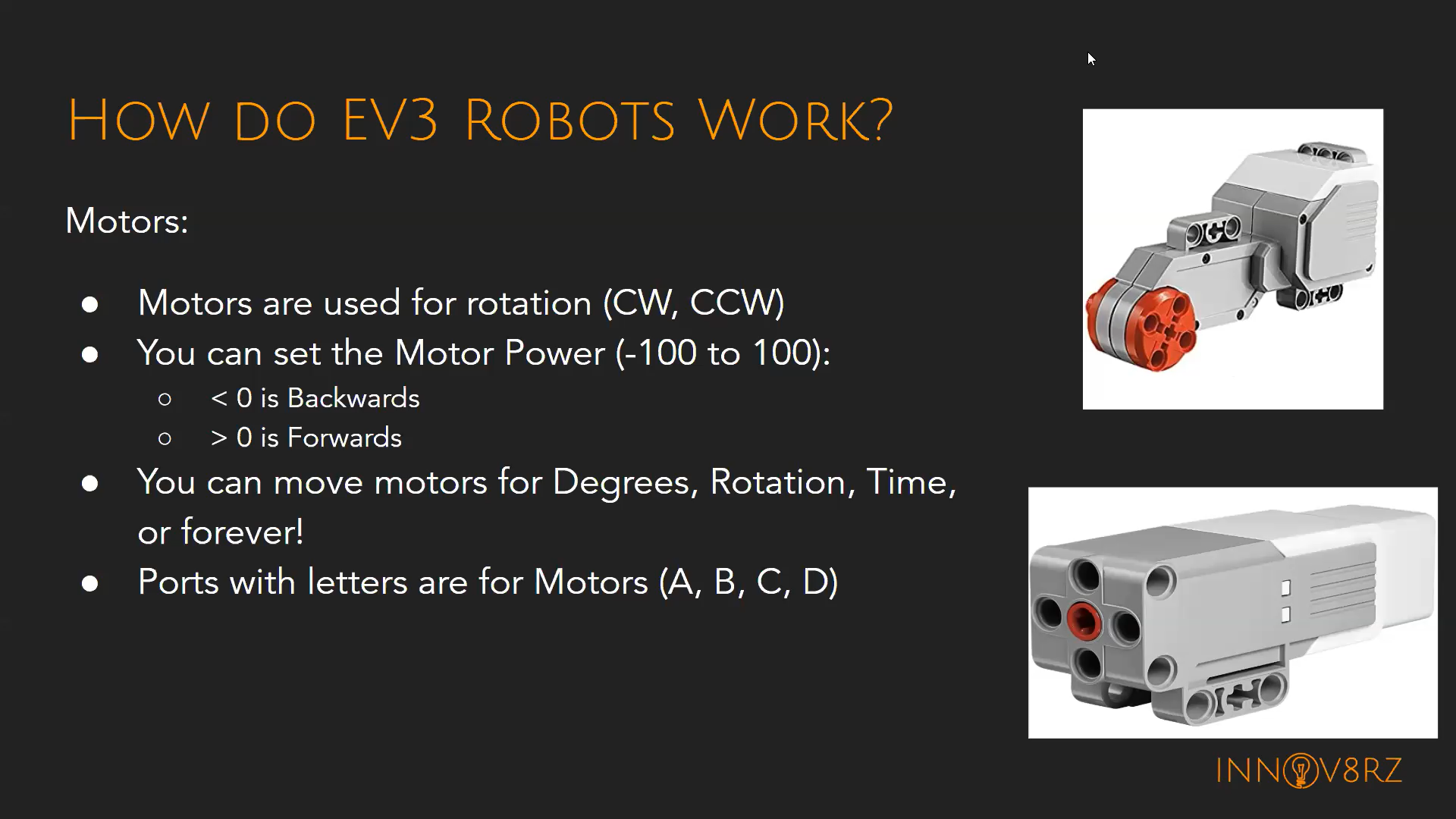 Online Classes – EV3 and Advanced CAD – Innov8rz